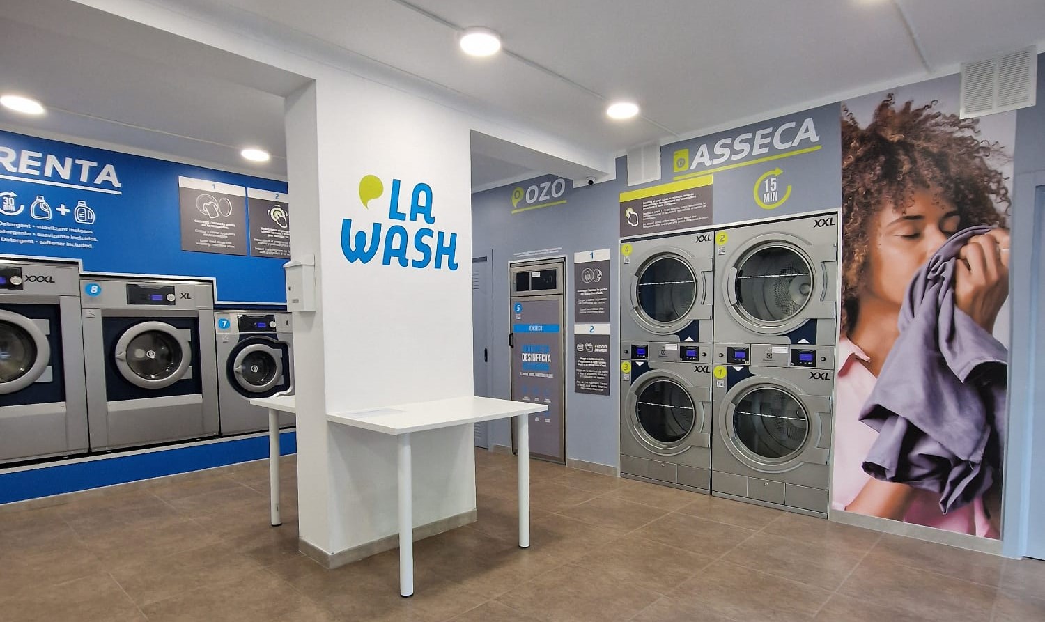 Nueva lavandería La Wash en la calle Sardenya de Barcelona - La Wash