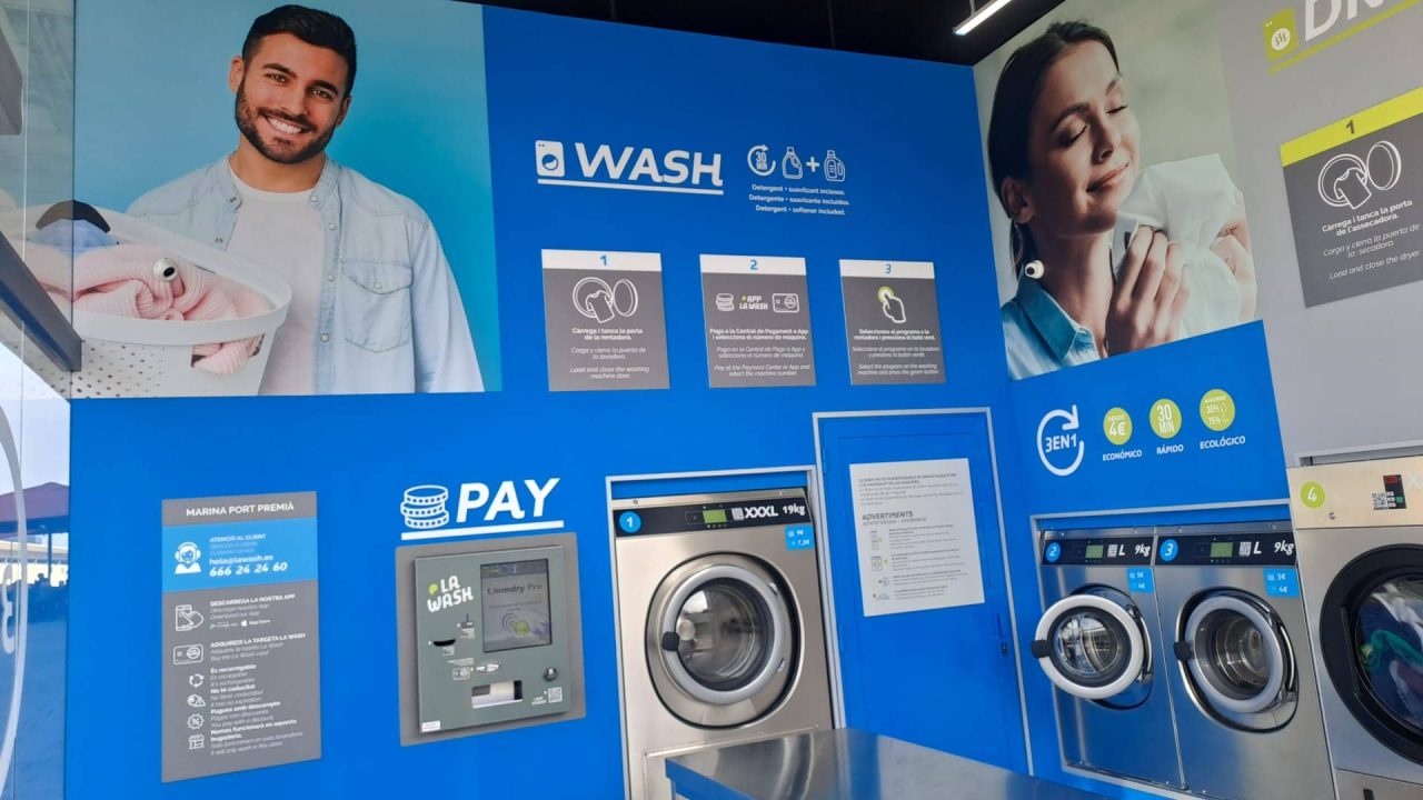 Nueva lavandería La Wash en Premià de Mar - La Wash